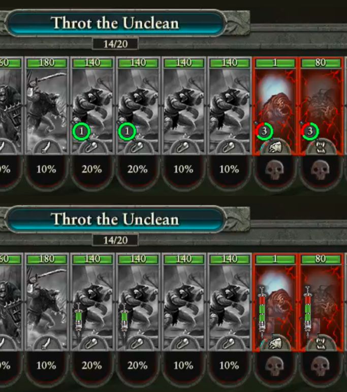 Small suggestion (bottom) to replace the 'Mutation Indicator' just to be a little more aesthetic ...