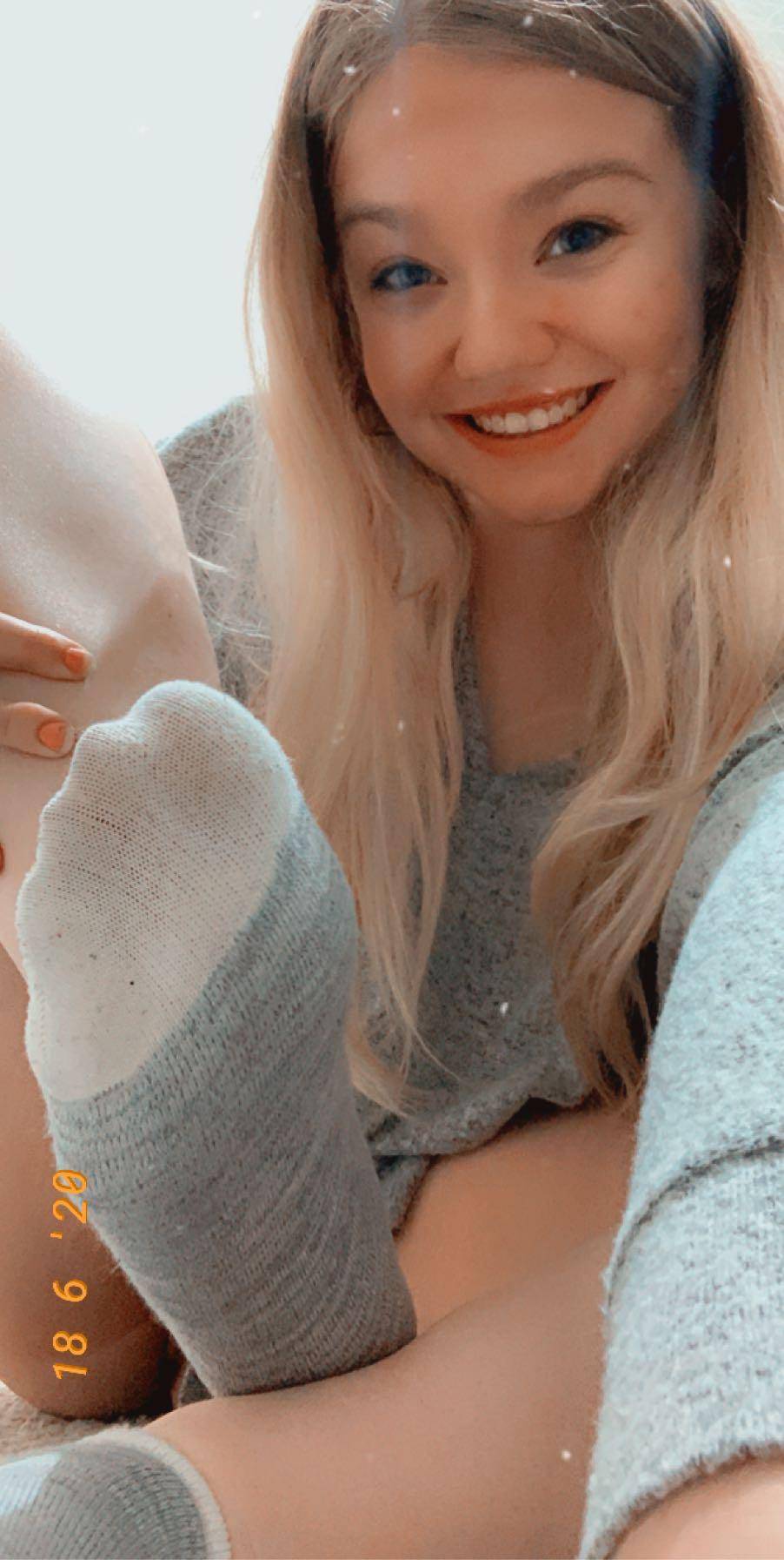 Smelly work socks! 😷 Worn for 2 days, and wearing again tomorrow ♥️ $20 shipped for 3 days, or ...