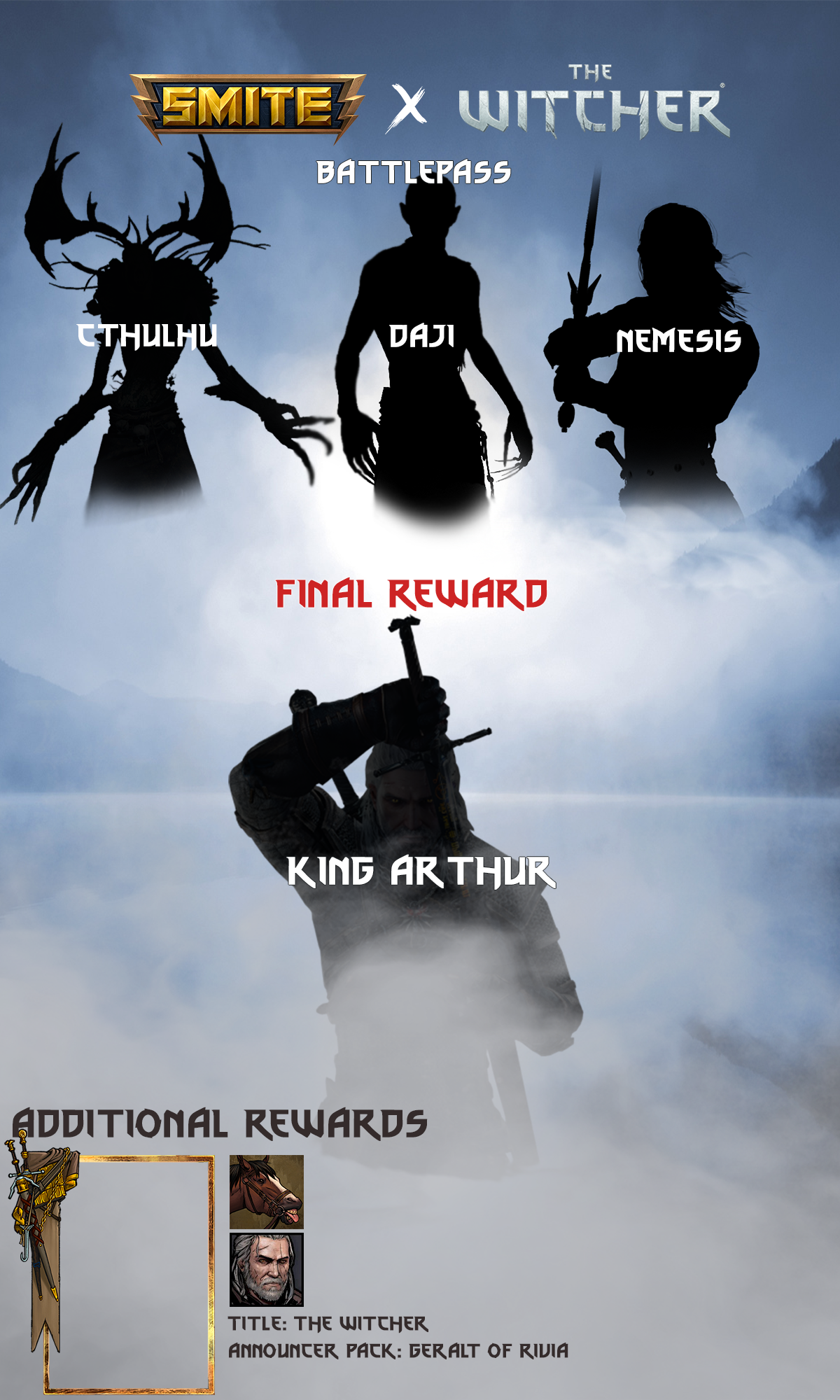 SMITE x The Witcher Battlepass Concept | Scrolller