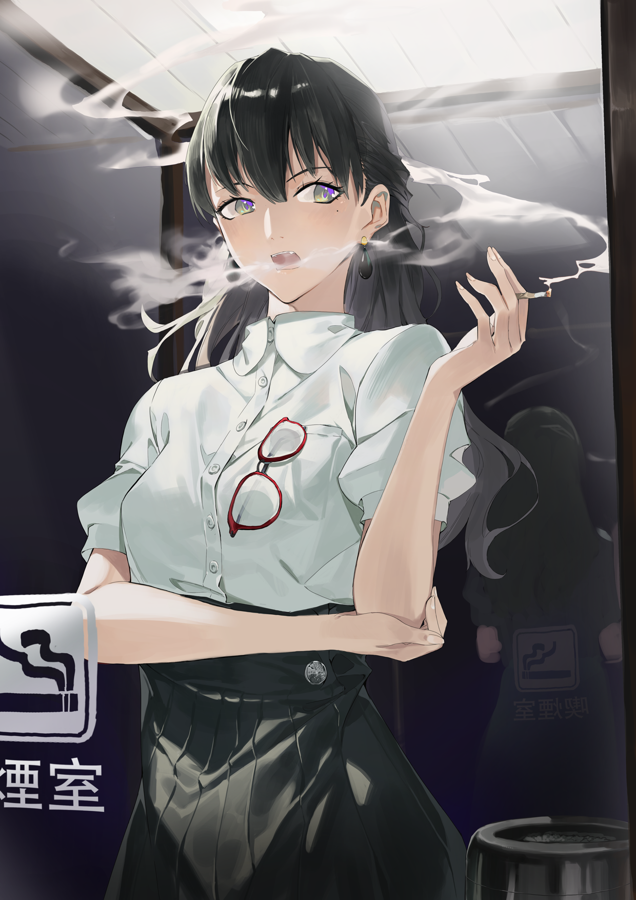 Smoke break | Scrolller