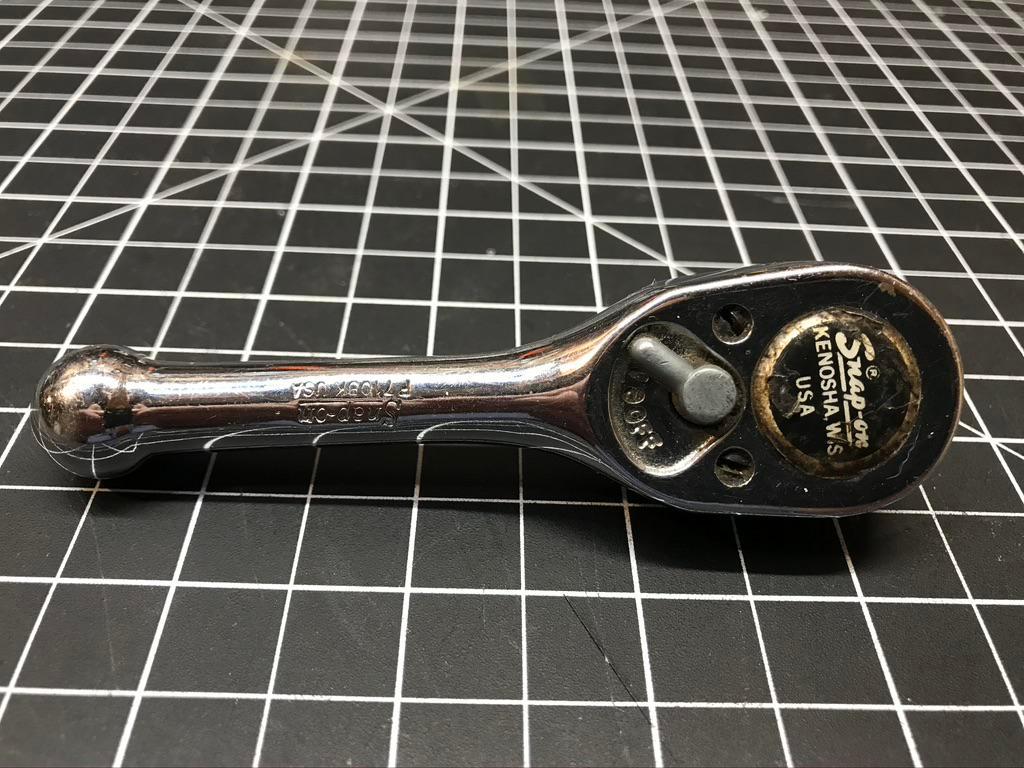 Snap-on 3/8" Stubby Ratchet, circa 1973 | Scrolller