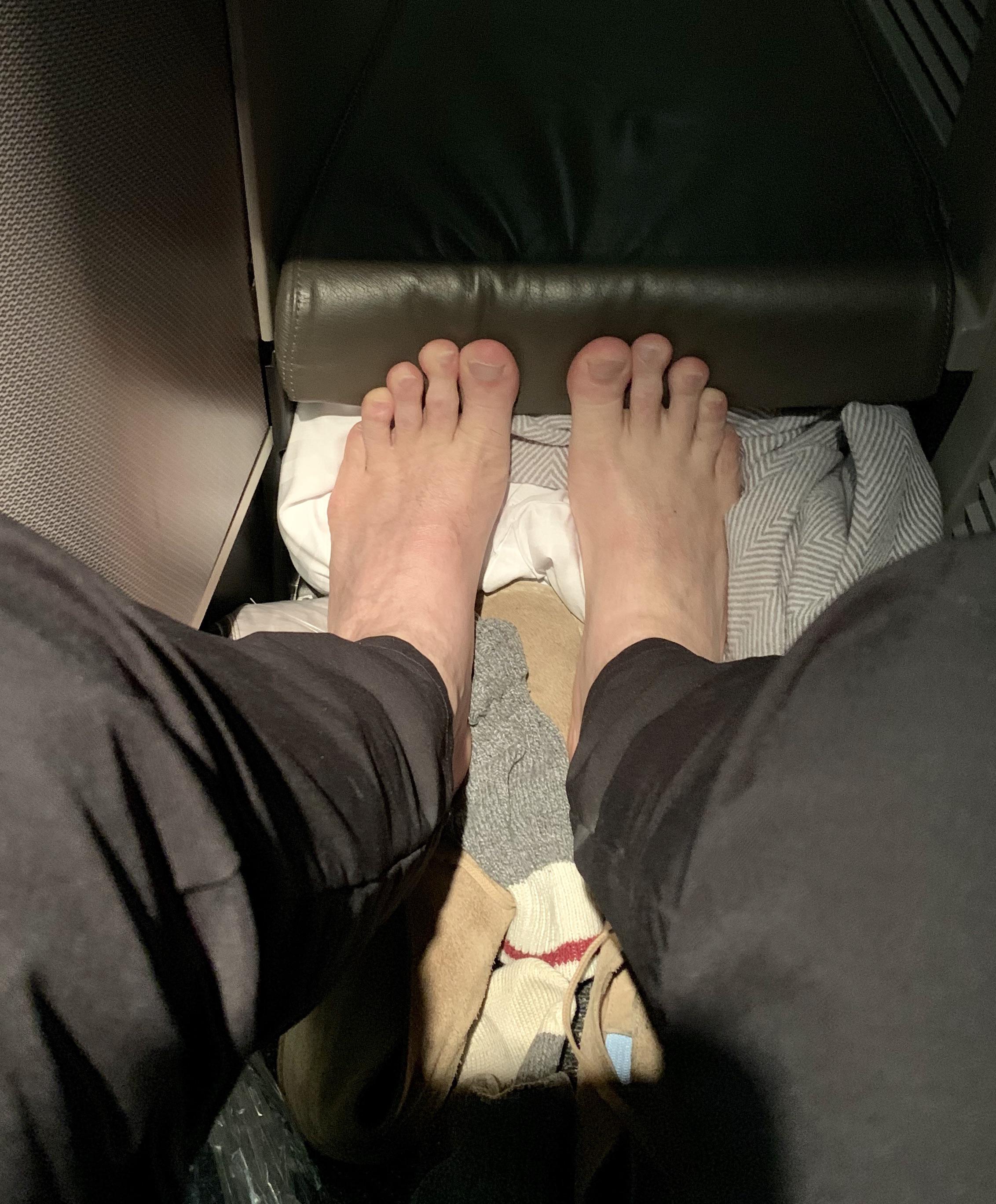 Sneaking one in on the plane. | Scrolller