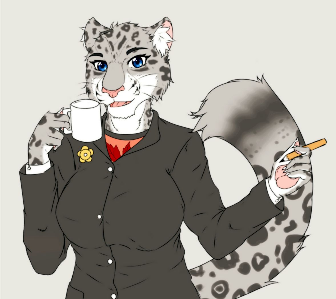 Snow leopard reporter [F] | Scrolller