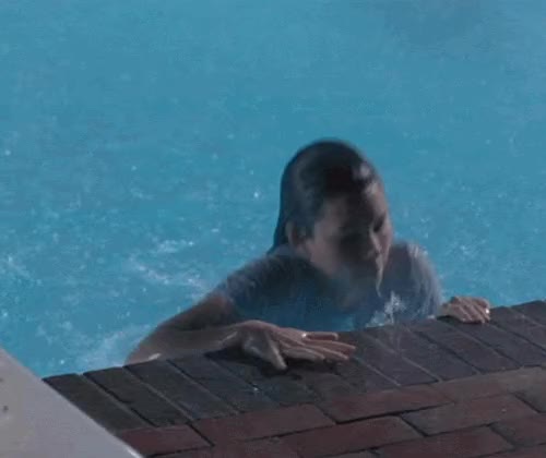 Soaking Wet Jessica Biel Leaves the Swimming Pool in a Hurry in "Summer Catch" [GIF] | Scrolller