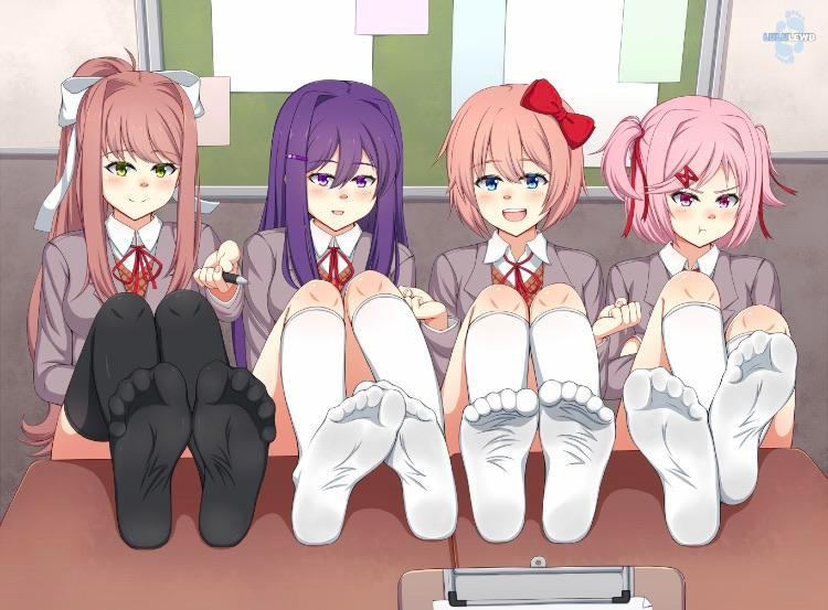 Socks on [DDLC] | Scrolller