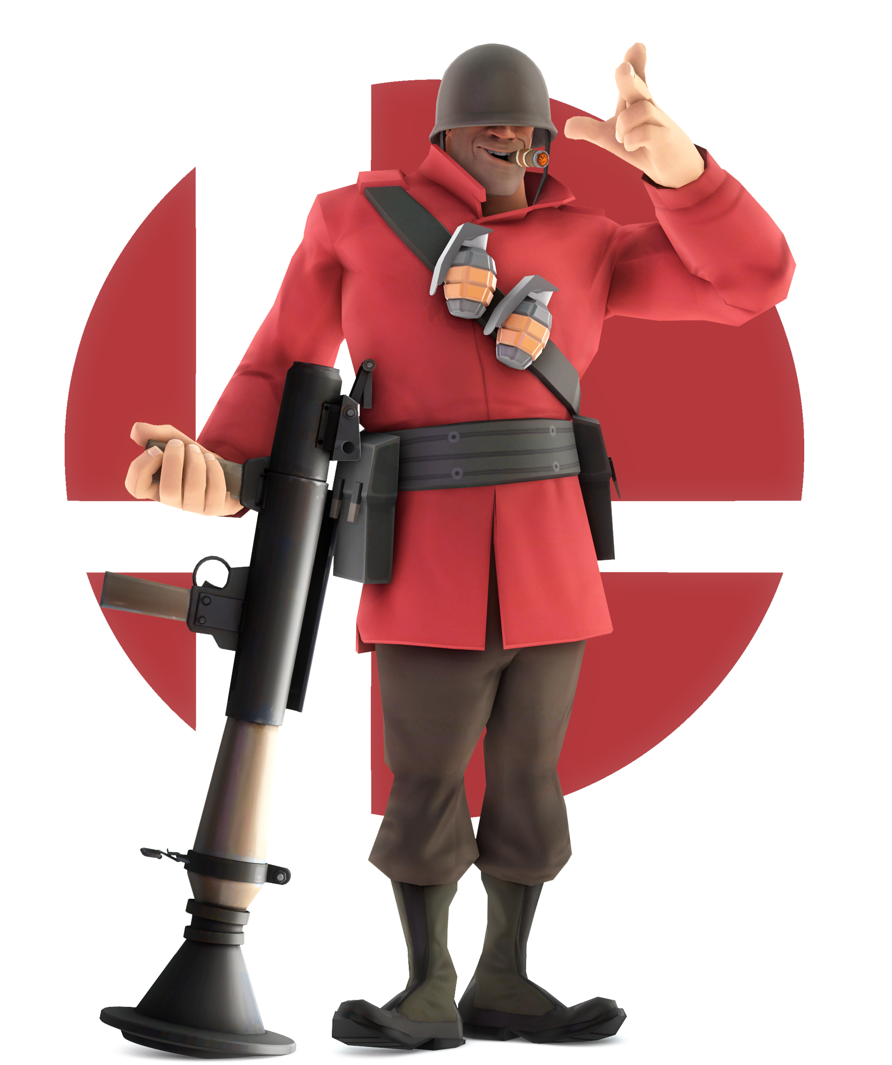 soldier in smash version 1 | Scrolller
