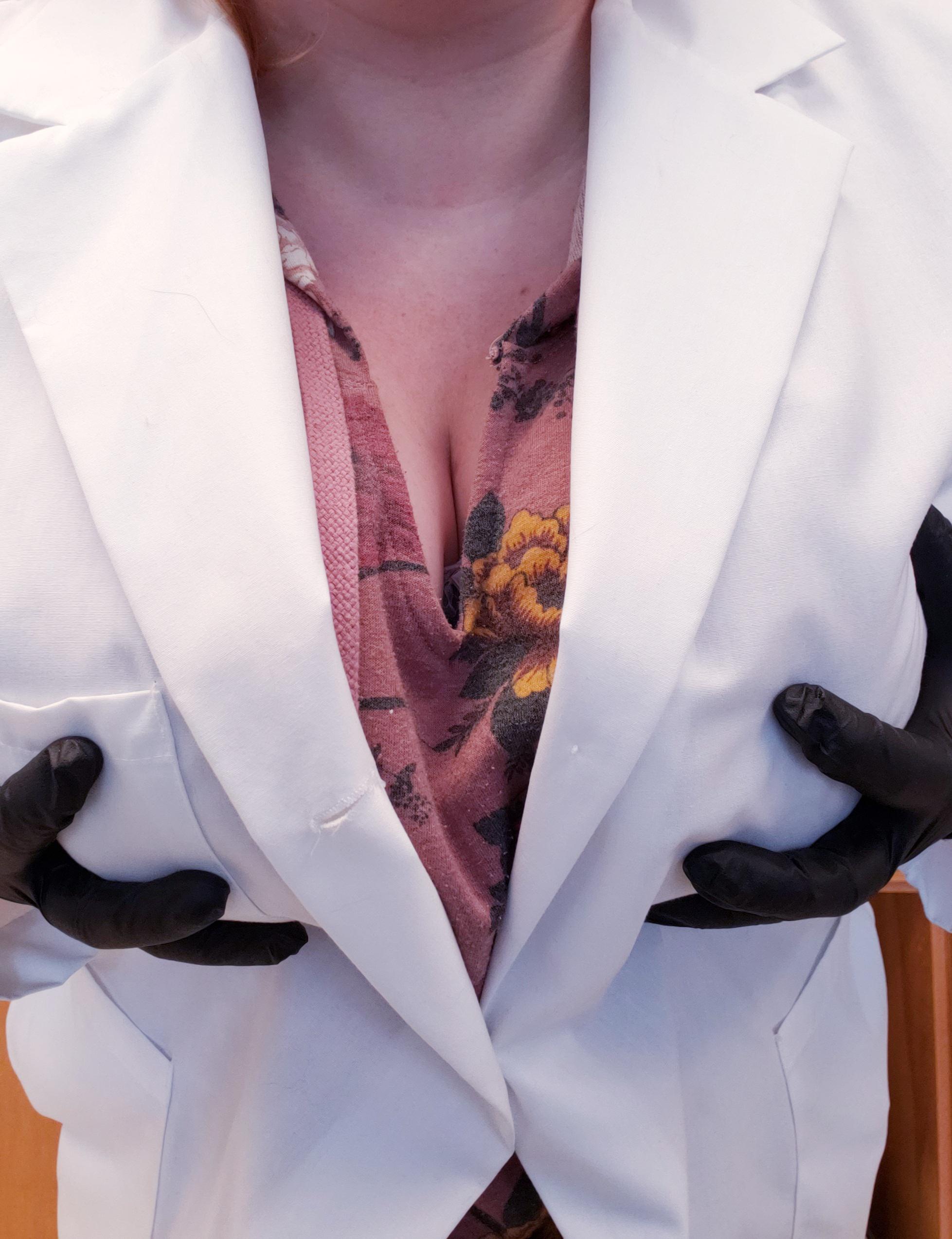 Some more lab coat cleavage | Scrolller