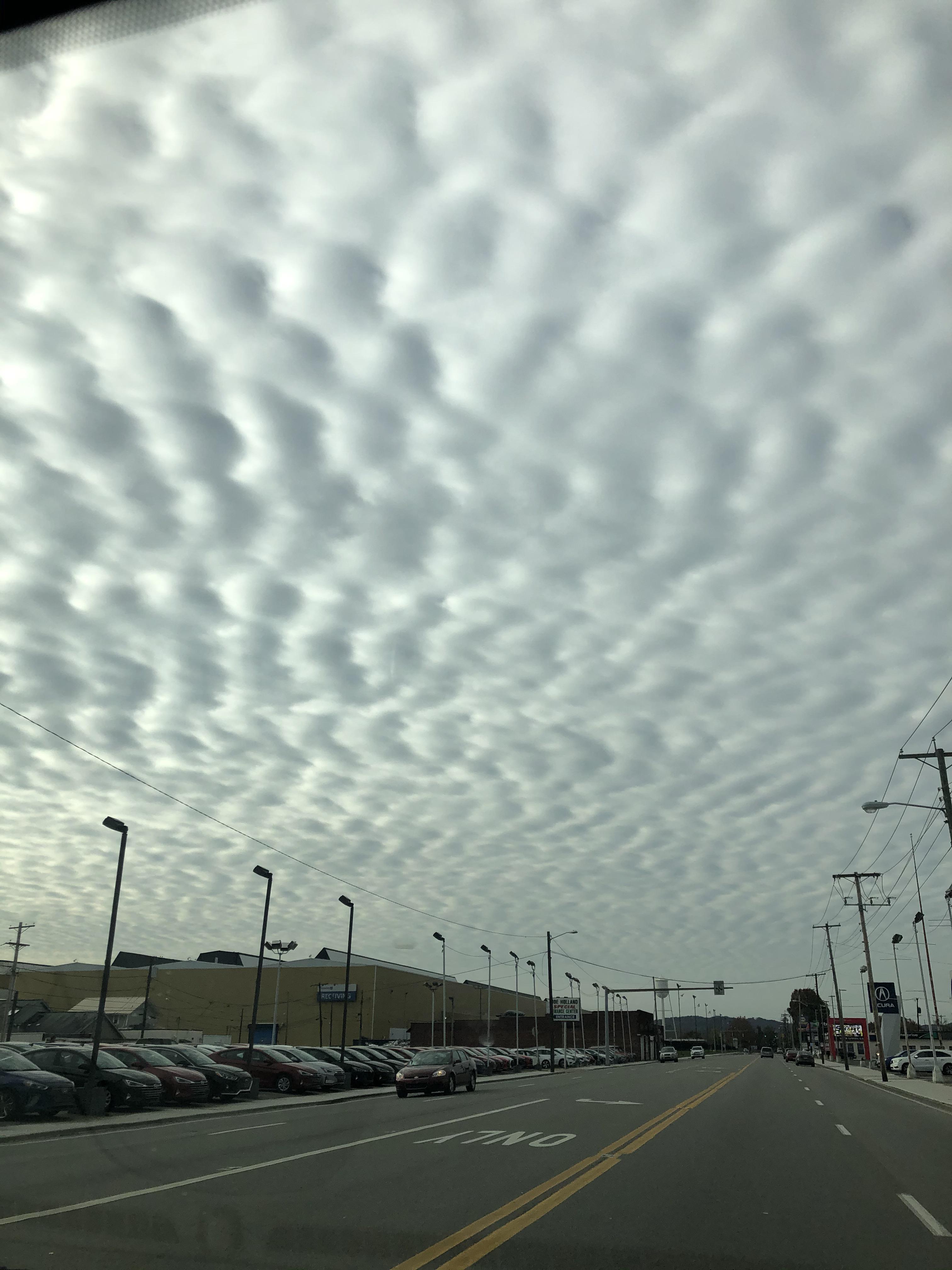 Some really cool altocumulus clouds I saw today | Scrolller