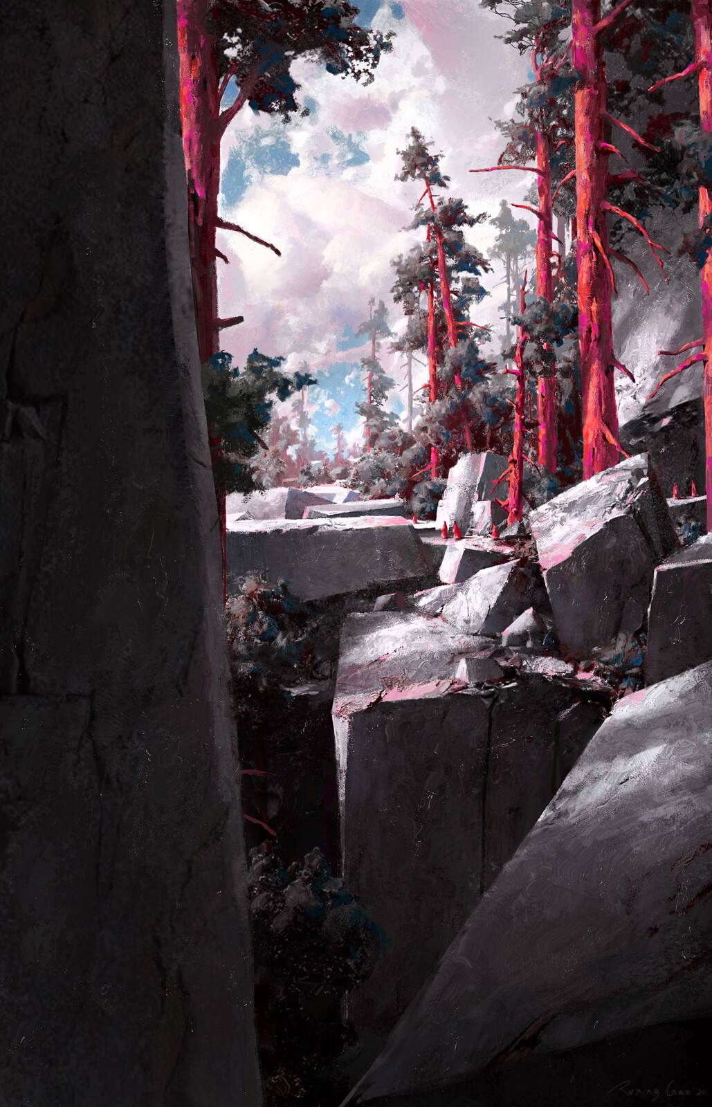 Some Trees by Ruxing Gao | Scrolller