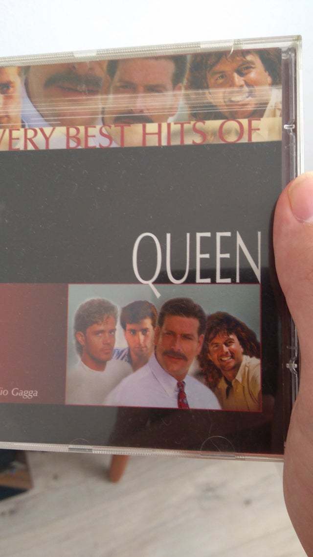 Someone on r/crappyoffbrands posted a picture of a bootleg Queen CD (details in comments ...