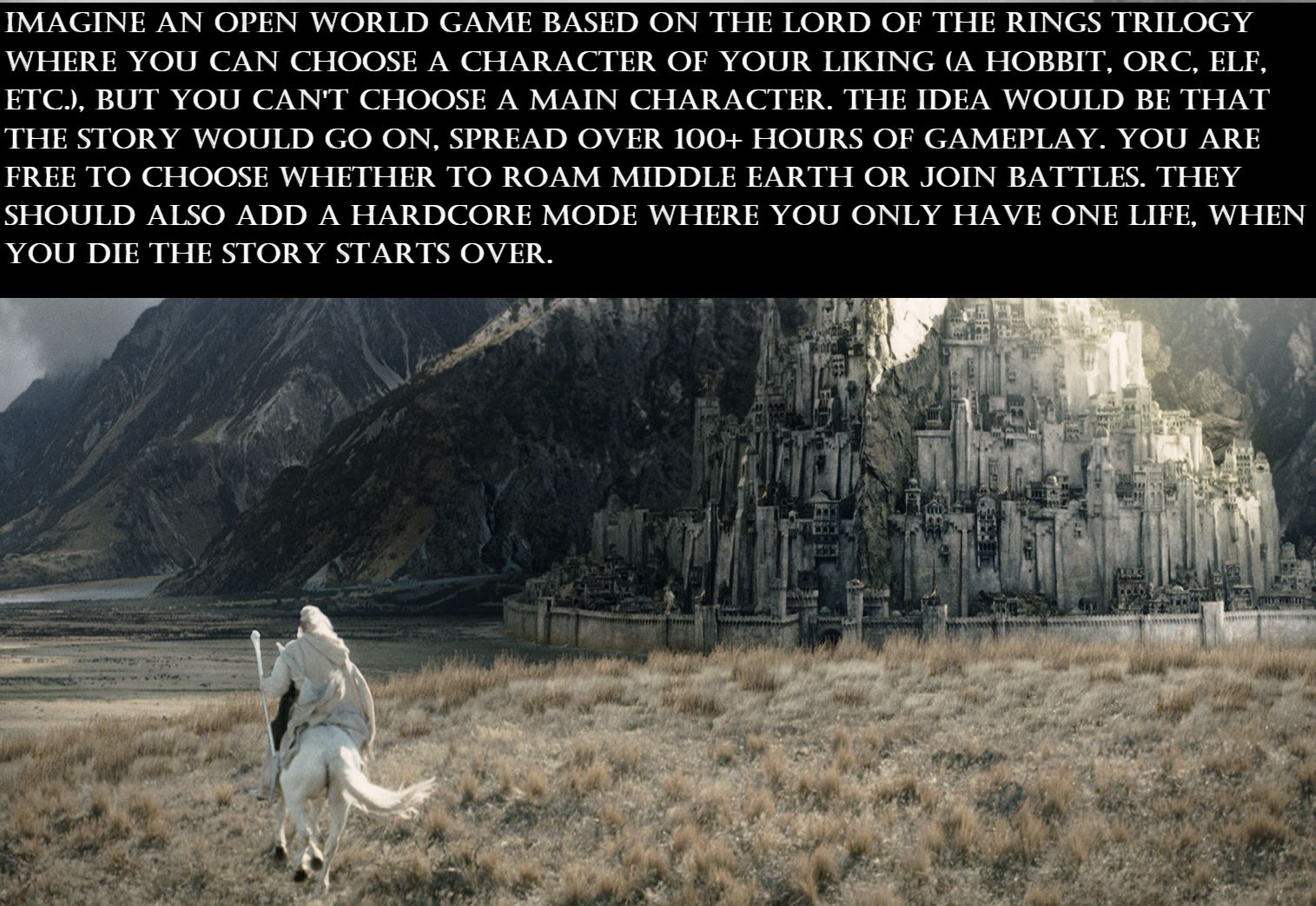 Something like GTA but with LOTR theme | Scrolller