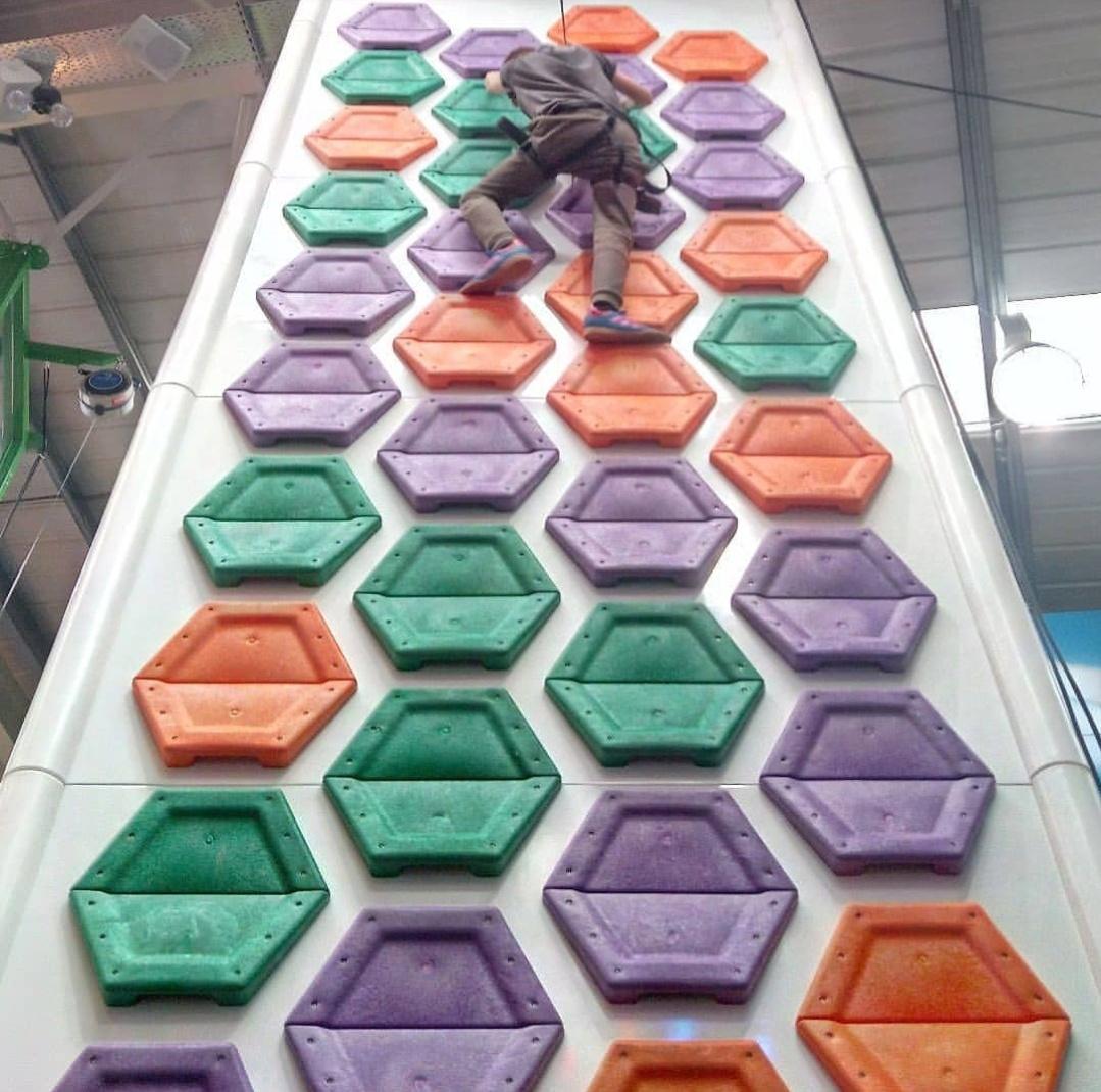 Son having fun at Clip n Climb | Scrolller