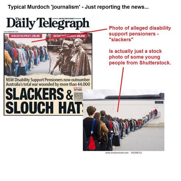 Source image for today's Telegraph (Australian- Murdoch) front page | Scrolller