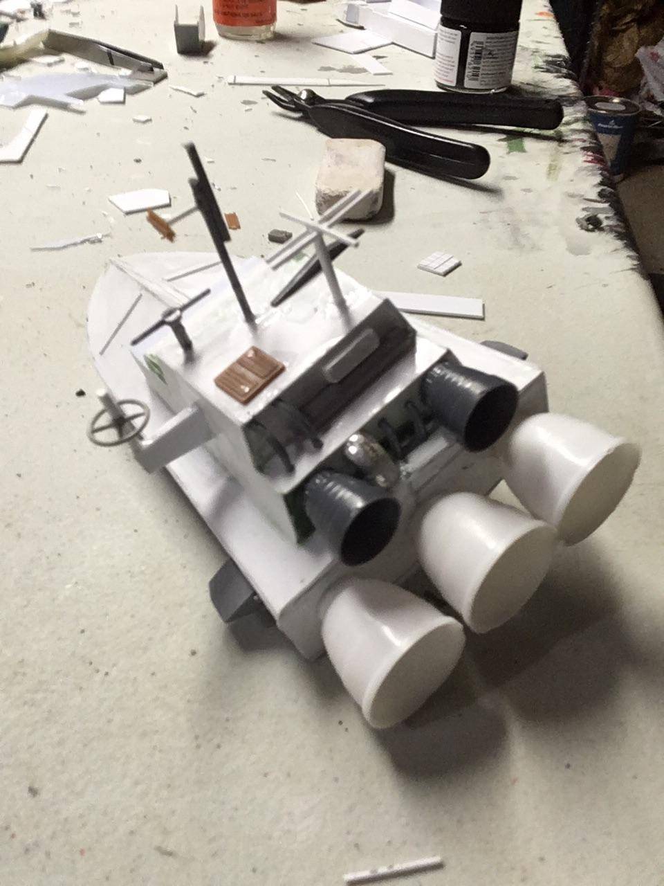 Space Crusier kitbash WIP | Scrolller