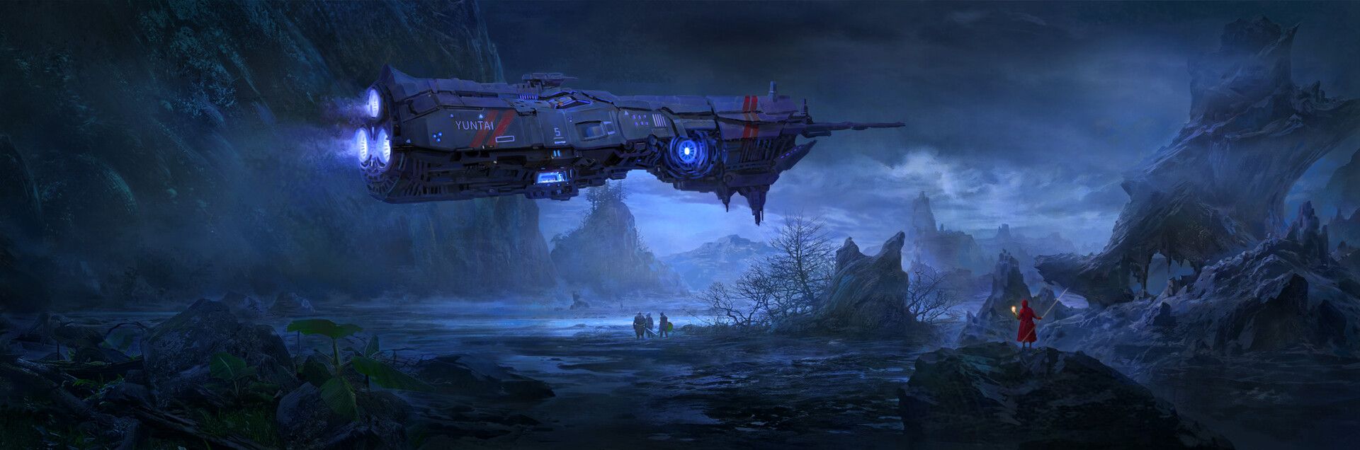 Spacecraft by wanggang ace | Scrolller