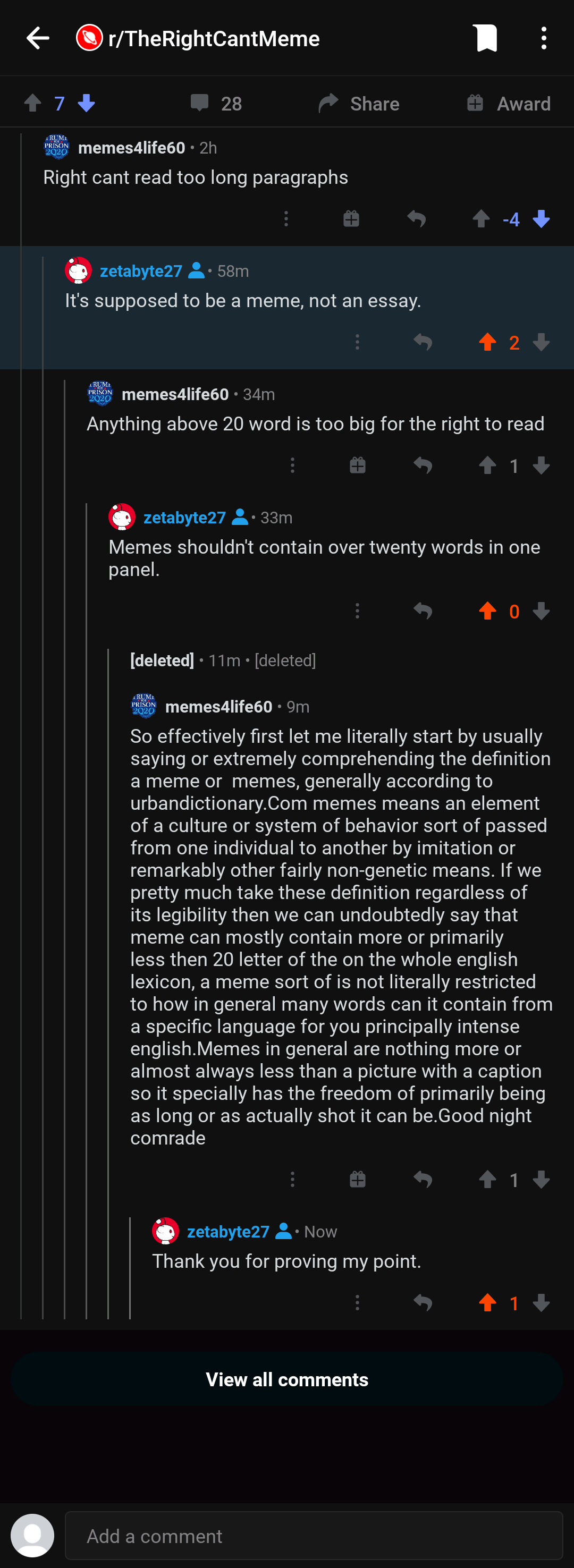 Speaks for itself really. | Scrolller