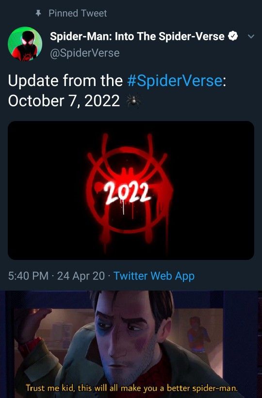 Spider-Man Into The Spider-Verse Sequel has officially been delayed | Scrolller