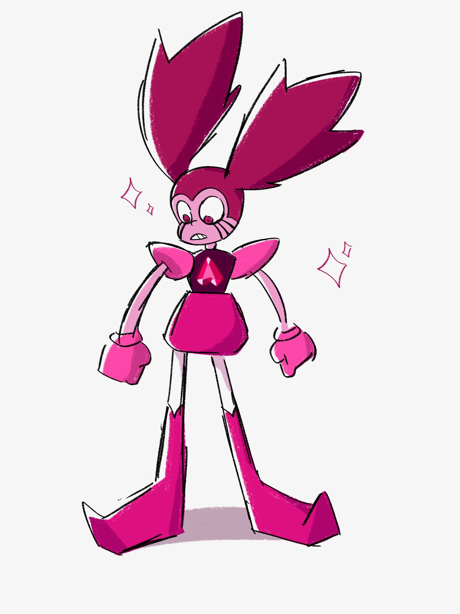 Spinel's hair grew | Scrolller