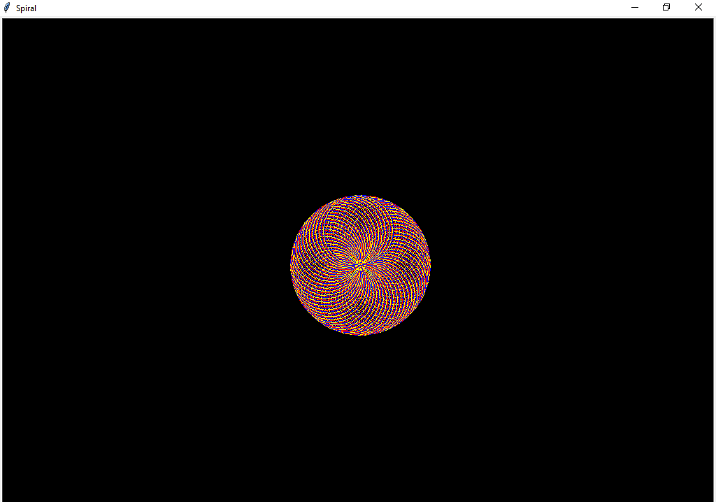 Spiral using turtle/ different colors | Scrolller