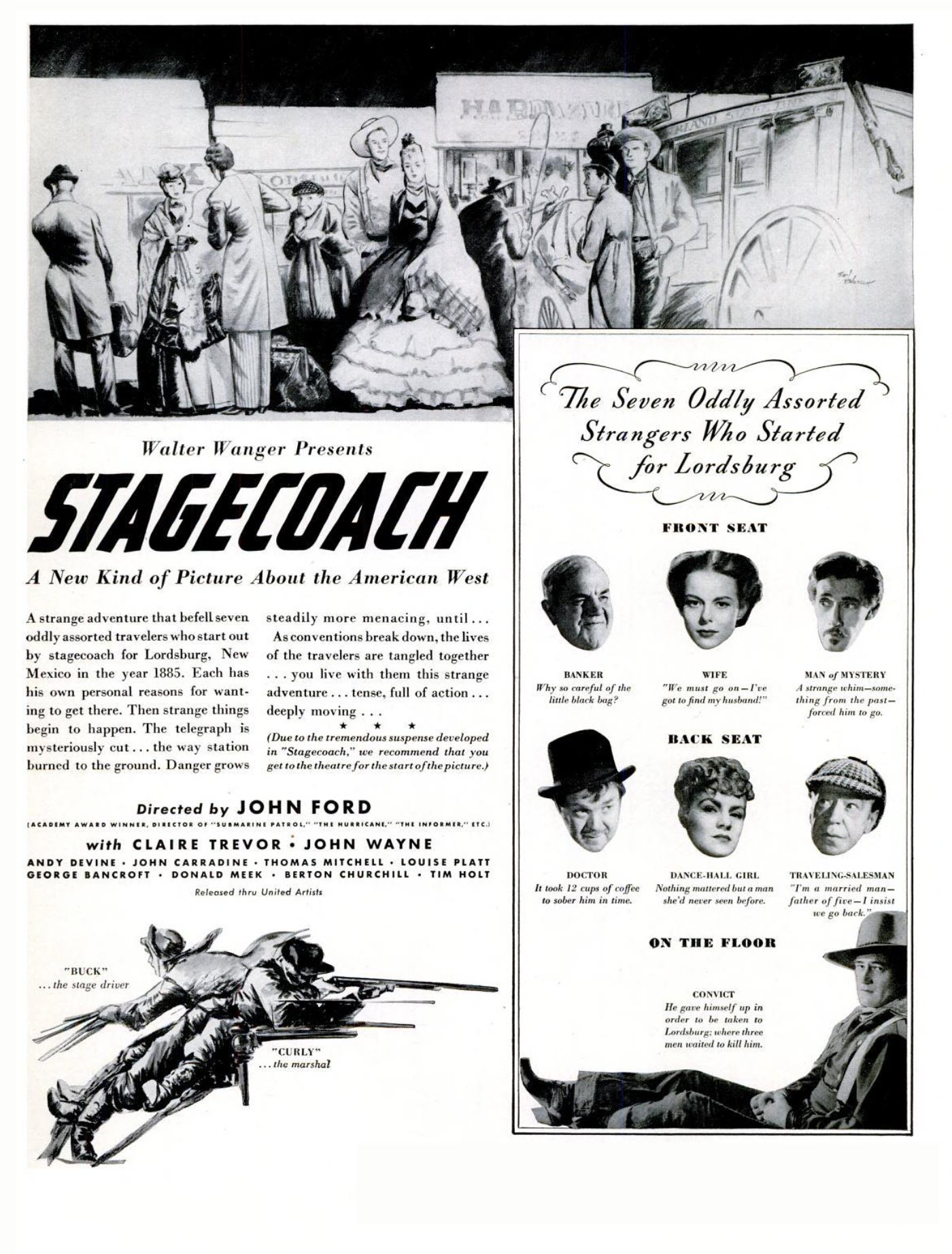"Stagecoach" Ad from LIFE Magazine, Feb 13, 1939 | Scrolller