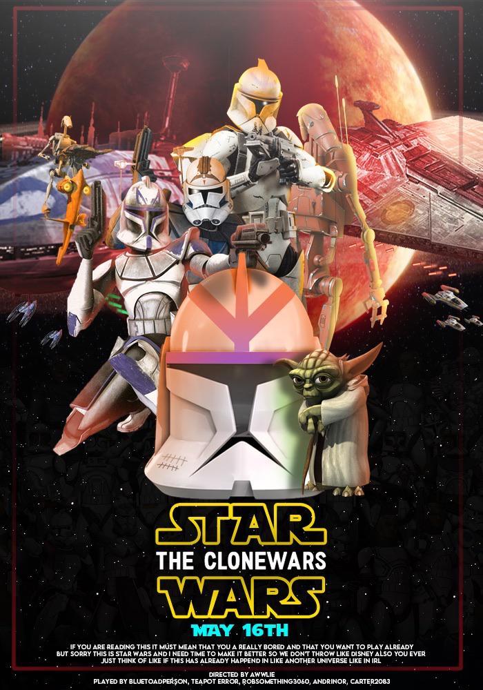 Star Wars Clone Wars poster I made for my players | Scrolller