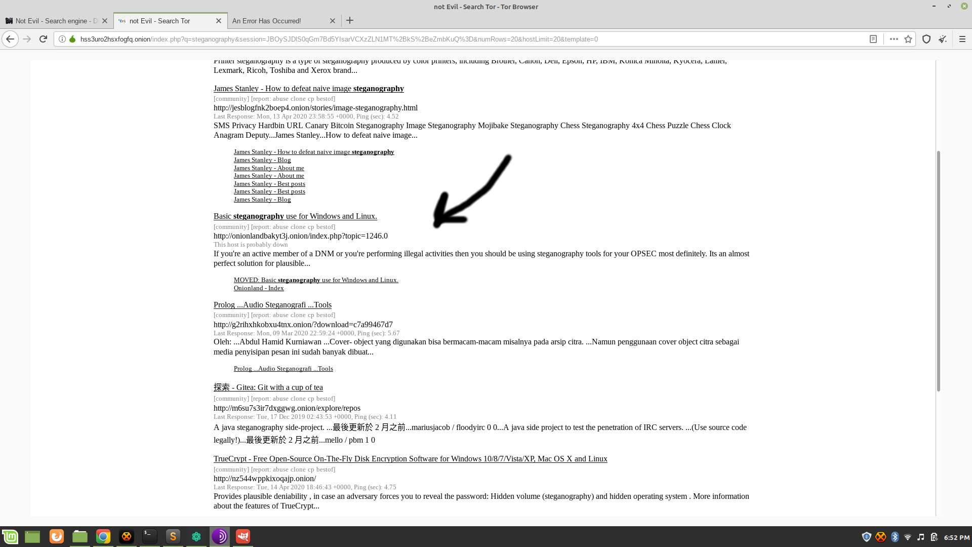 Steganography for criminal activity | Scrolller