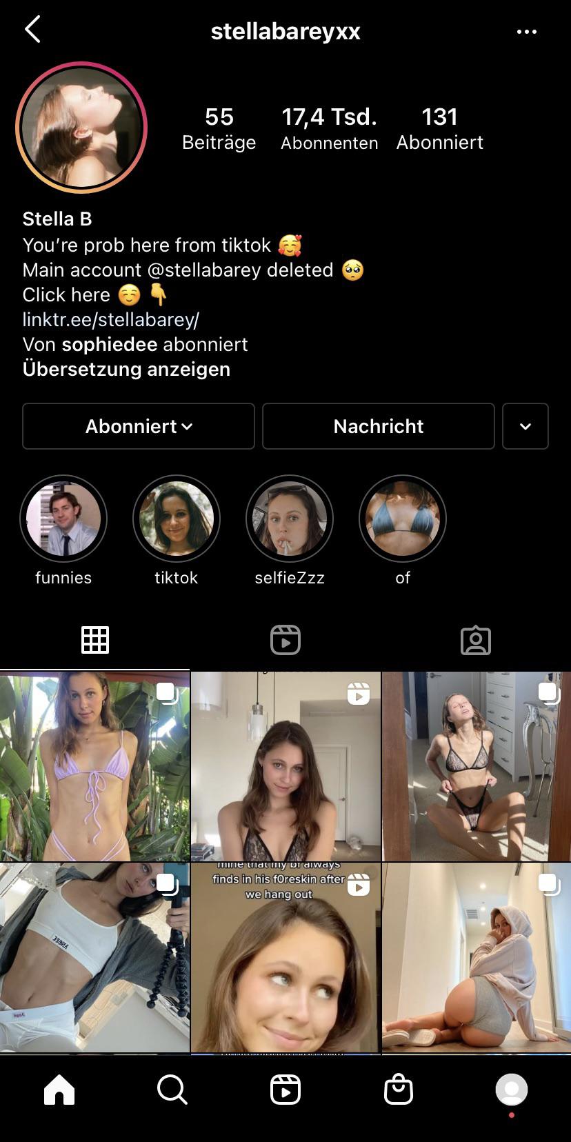 Stella Barey, pleaaasse!! She talks on social media almost only about butt stuff!! | Scrolller