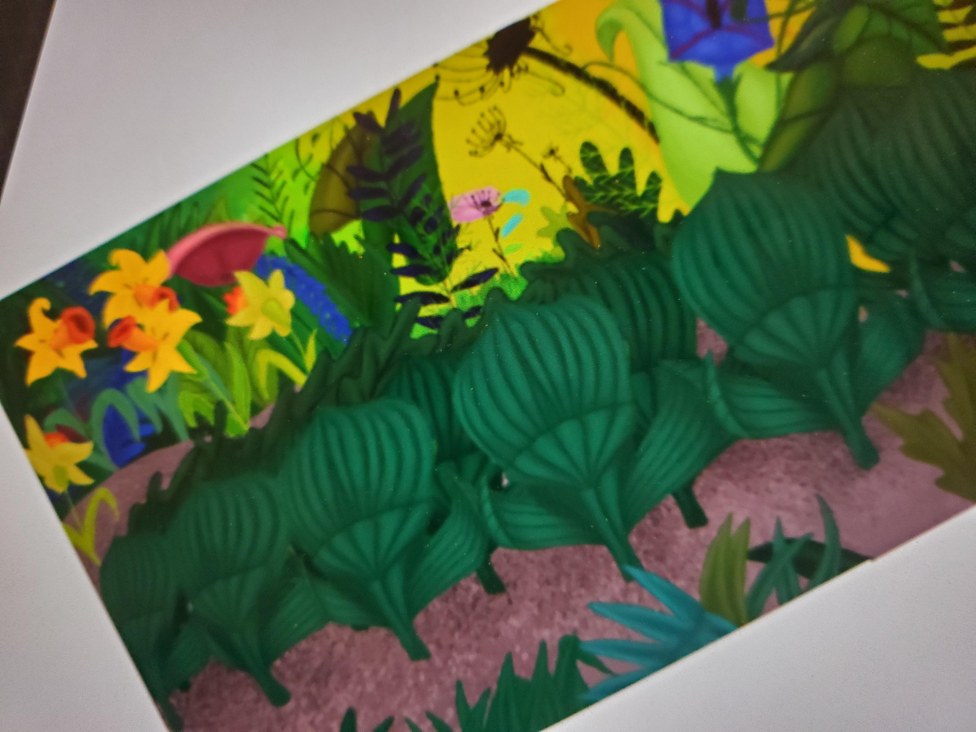 Still have 60% garden to draw. Here is the hillside. | Scrolller