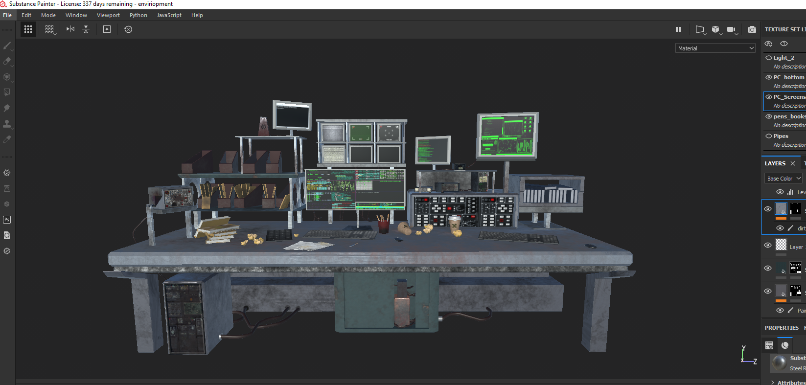 Still WIP but more basic textures | Scrolller