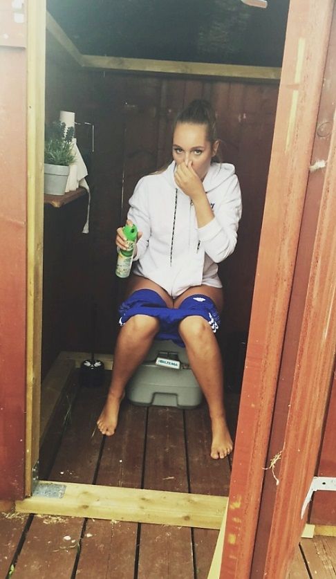 Stinking up the camp toilet | Scrolller