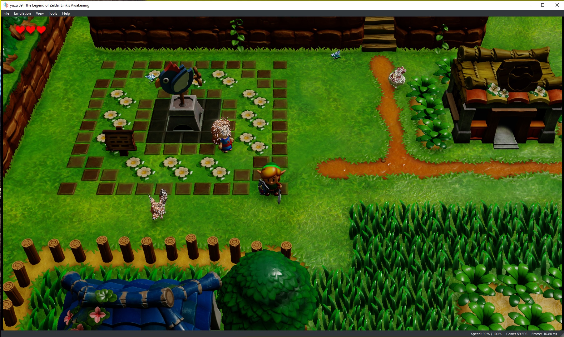 Strange graphical issue with Link's Awakening | Scrolller