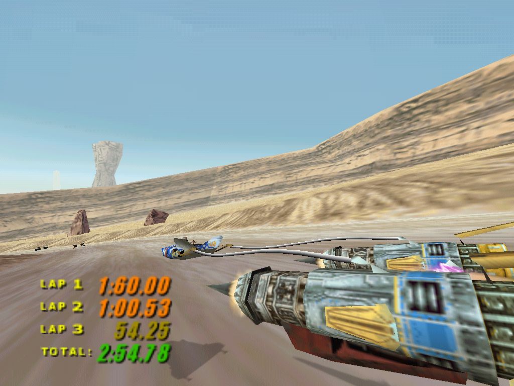 Strange Lap Time in Star Wars Episode I Racer | Scrolller