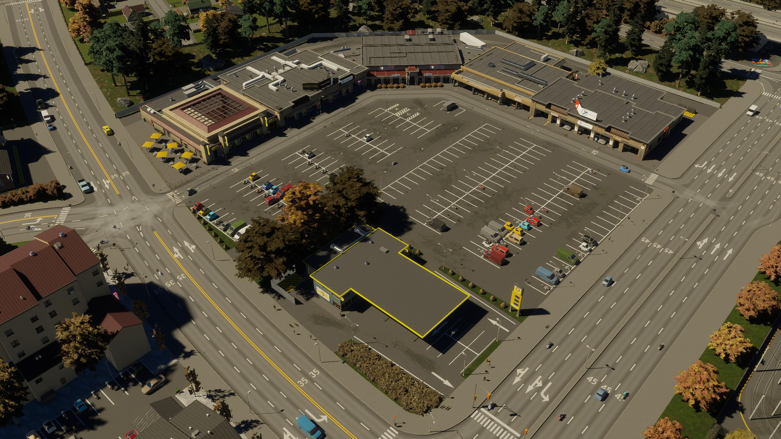Strip Mall Corner | Scrolller