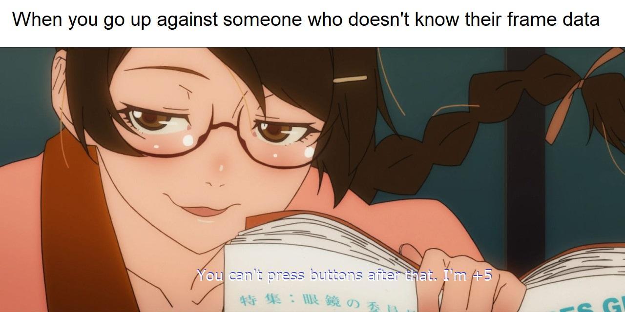 Studying Frame data makes you smug | Scrolller