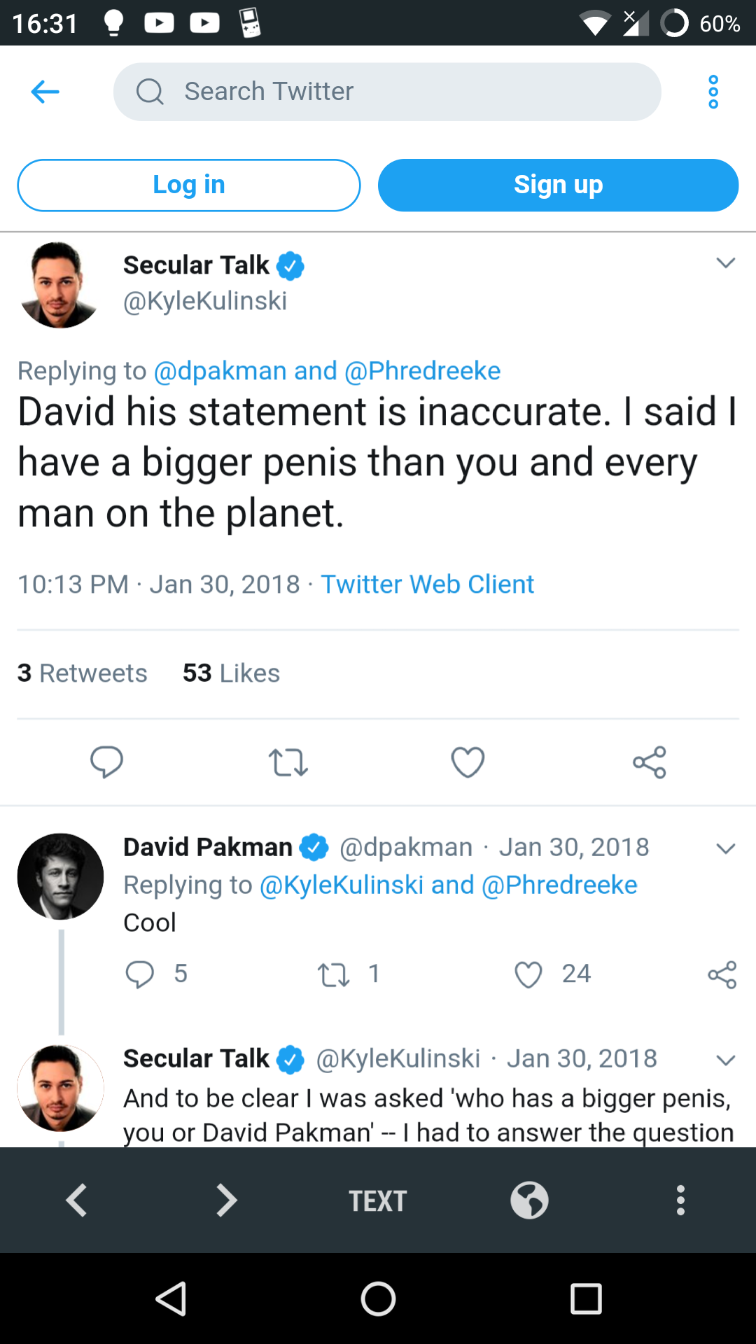 Stumbled across this classic exchange | Scrolller