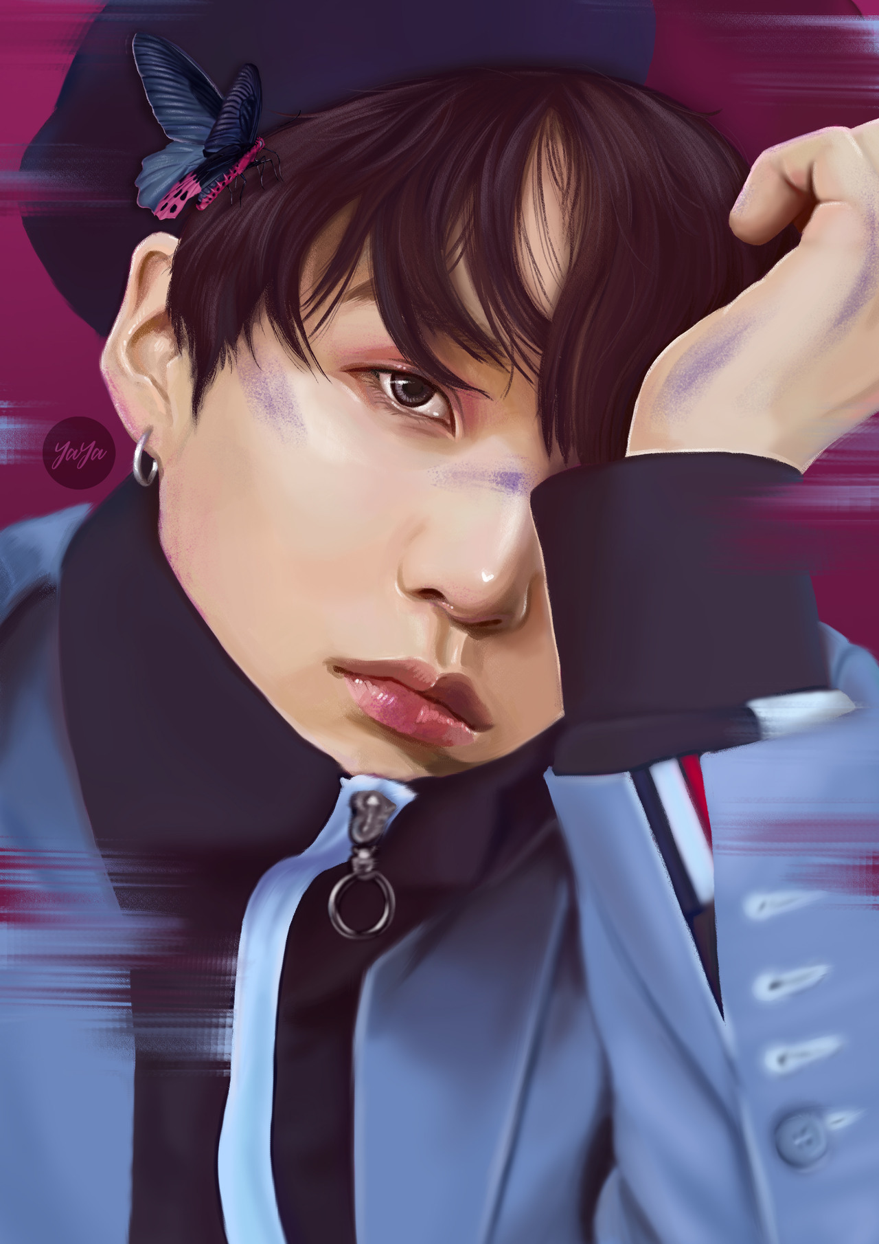 Suga ~ Butterfly (digital fanart) | Scrolller