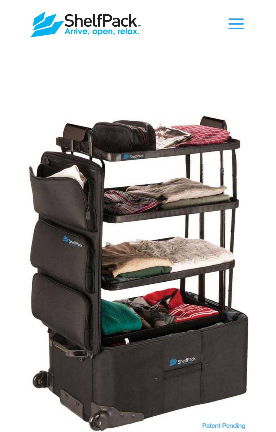 Suitcase with built in shelves | Scrolller