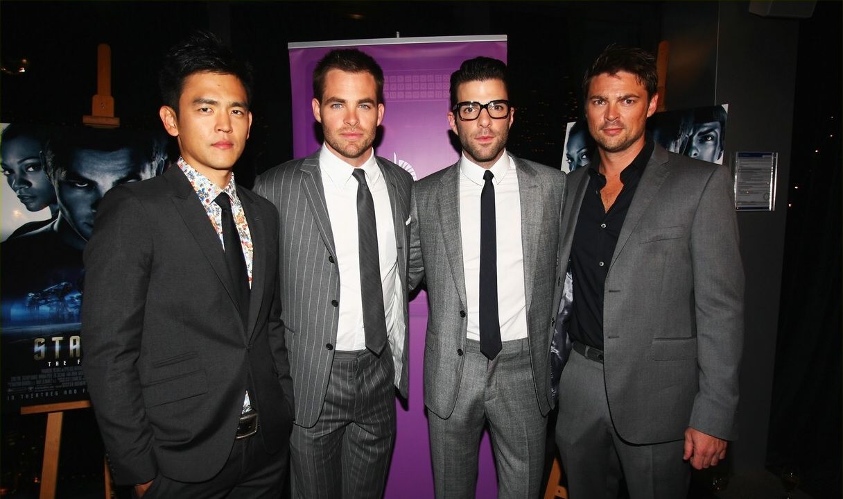 Suited Men of May - Day 1 - John Cho, Chris Pine, Zachary Quinto and Karl Urban | Scrolller
