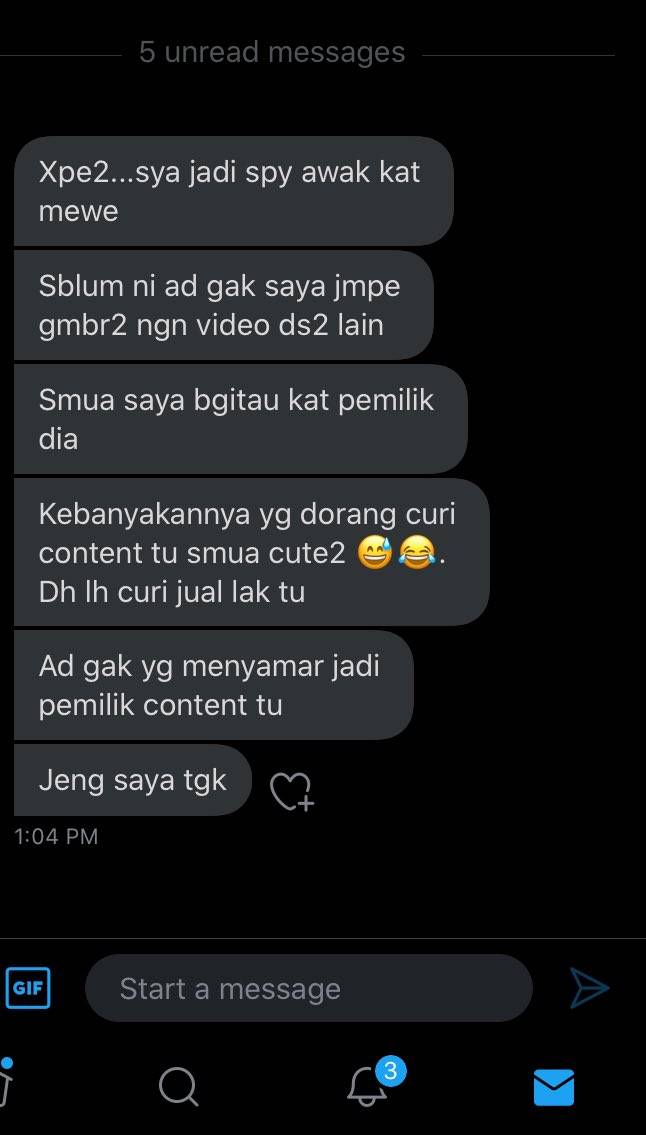 Sumber: Twitter. Hati2 geng. Ada yang meghati | Scrolller