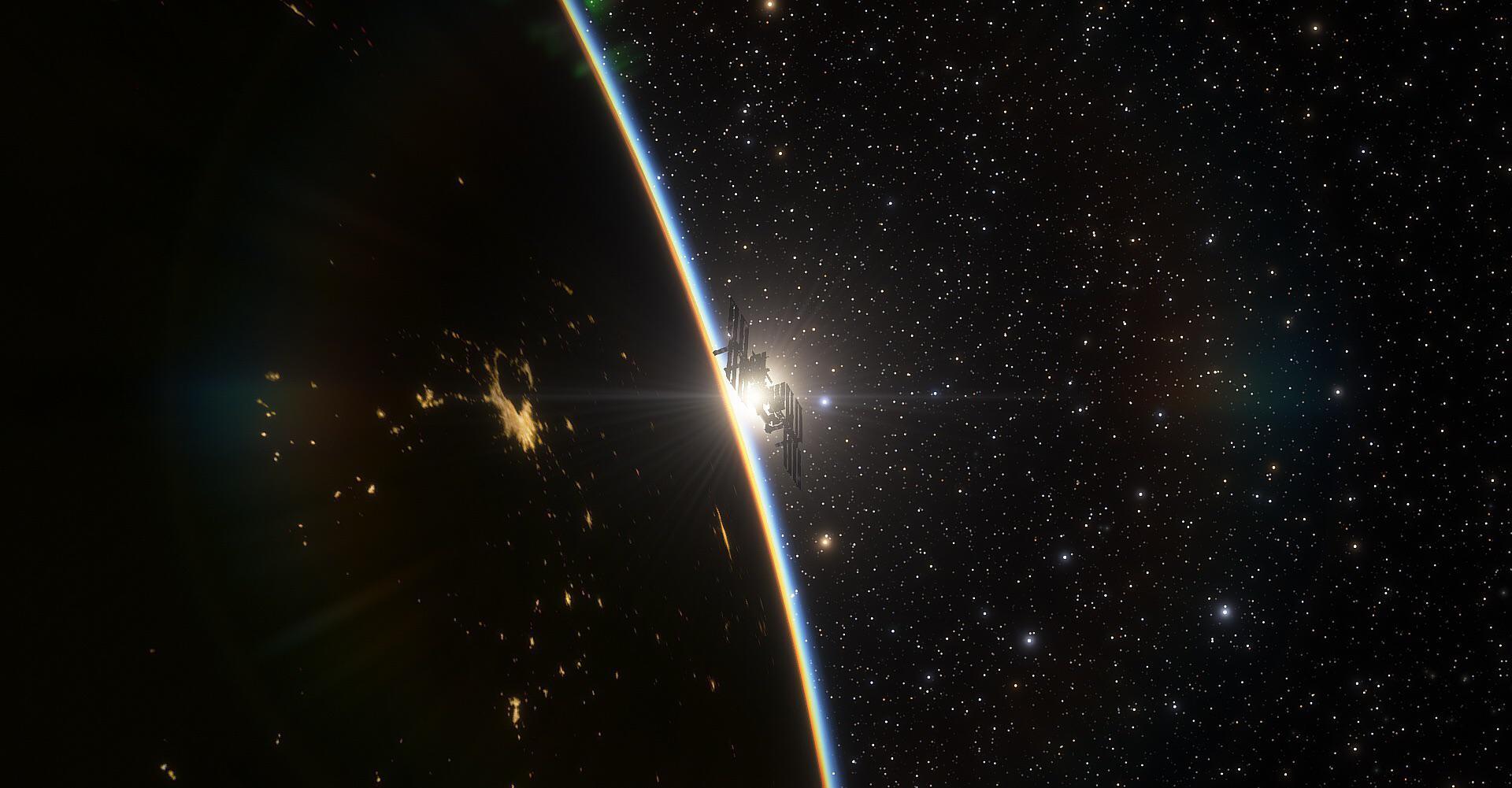 Sunrise from the ISS | Scrolller