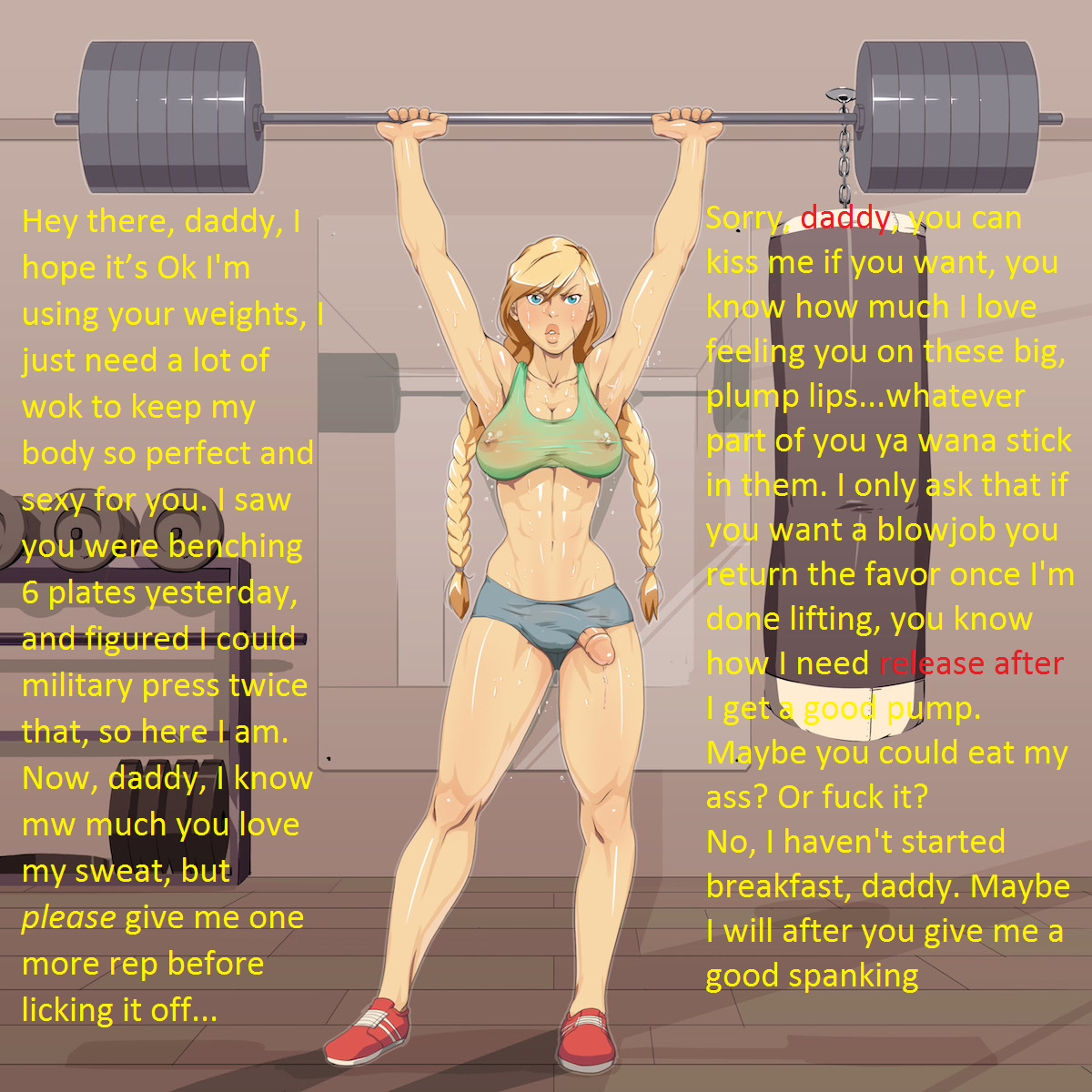 Superior Futa shows up at your gym | Scrolller