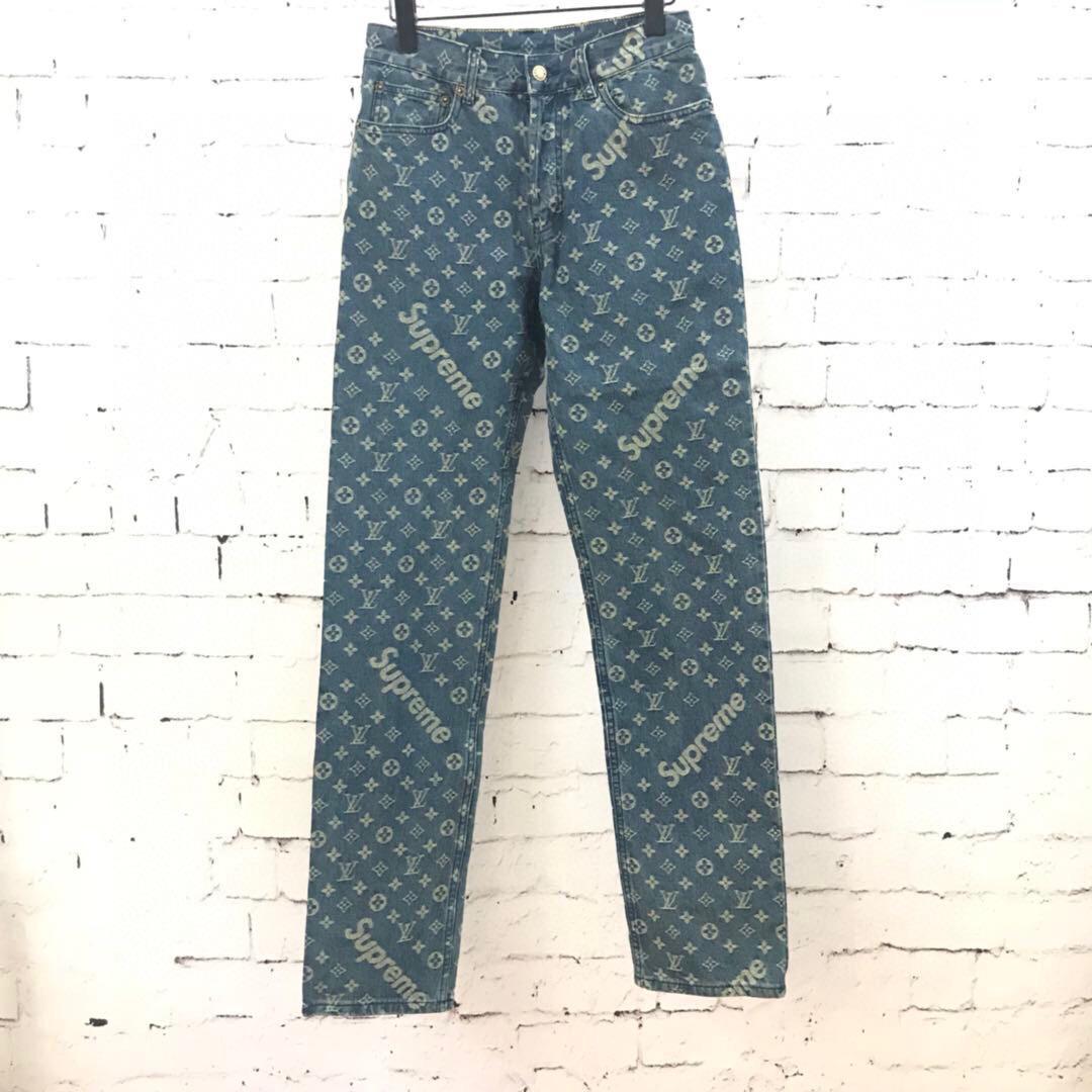 Supreme&LV jacquard denim | Scrolller