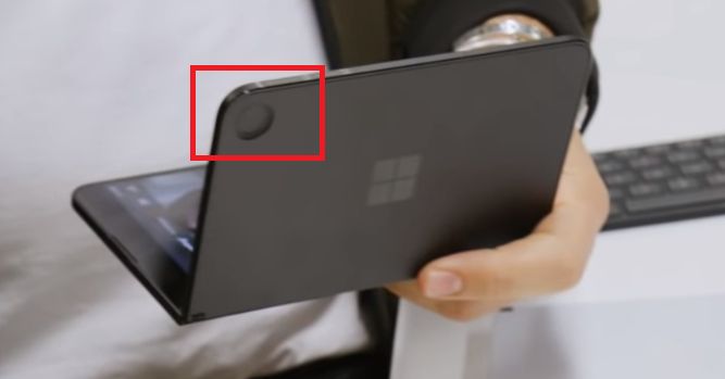Surface Duo in black with camera | Scrolller
