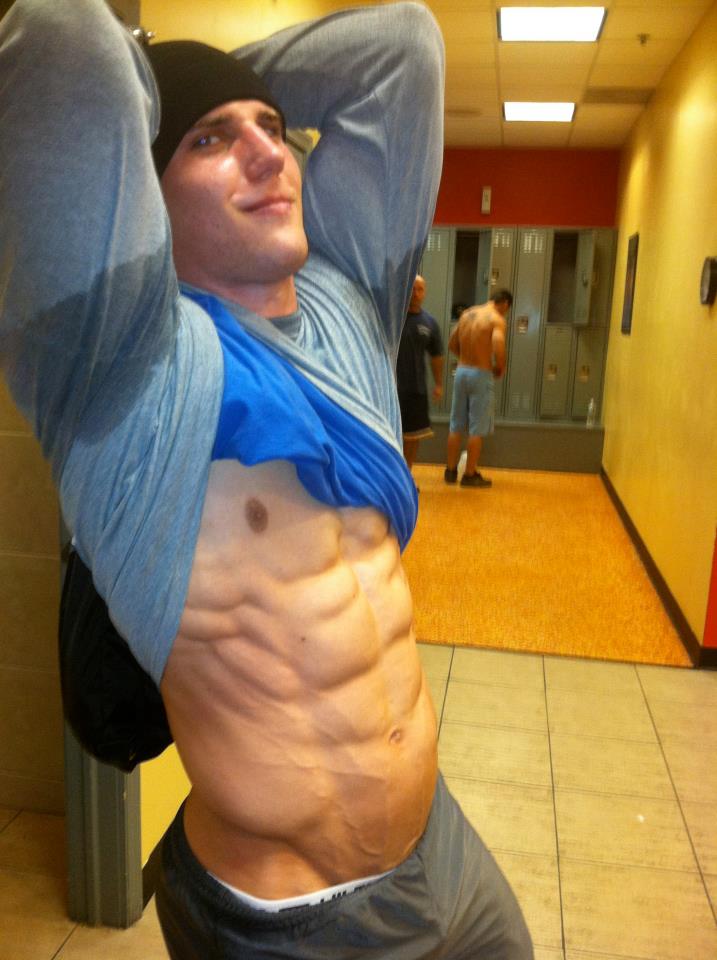 Sweaty pits, ripped abs | Scrolller