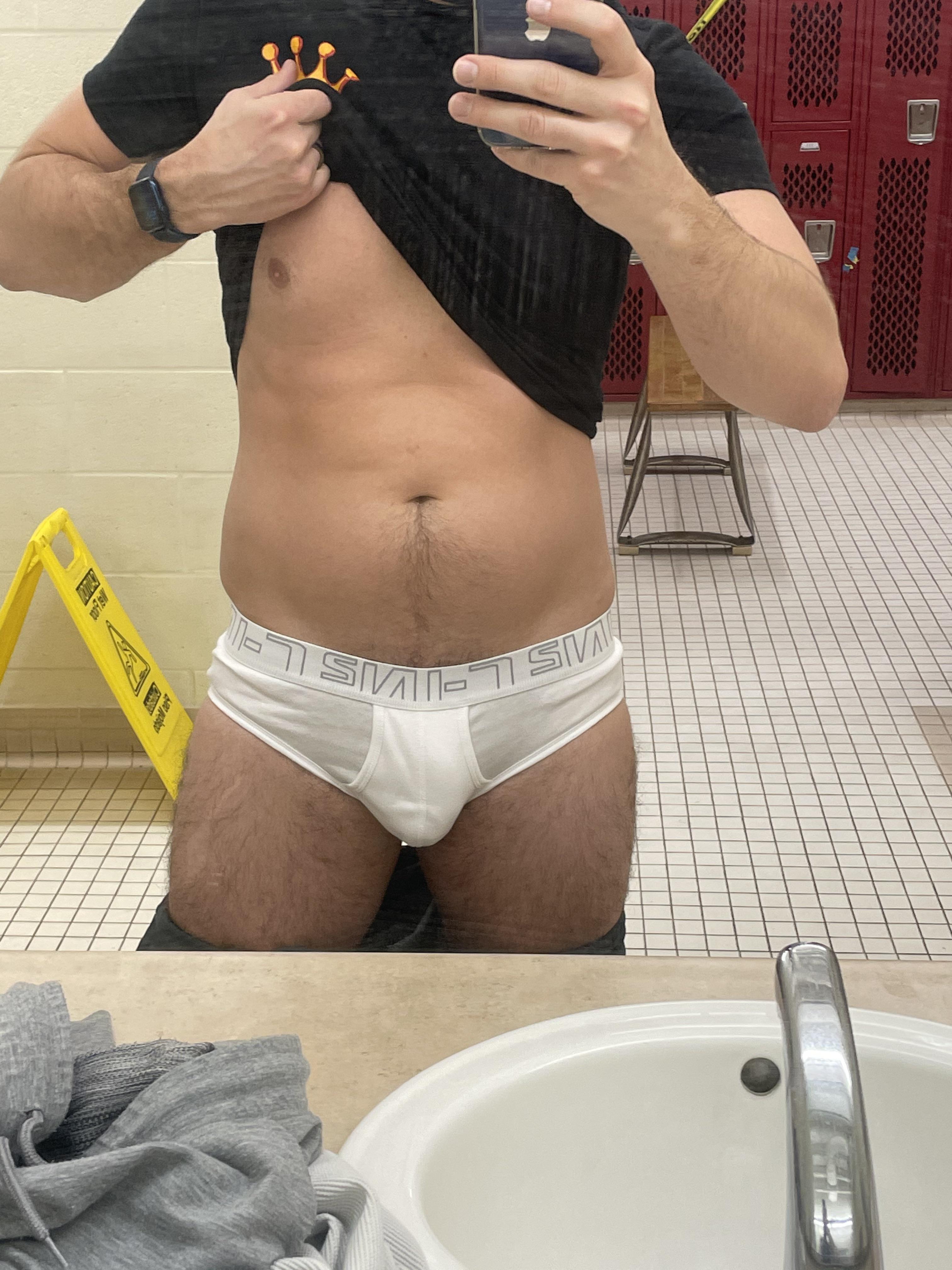 Sweaty white briefs | Scrolller