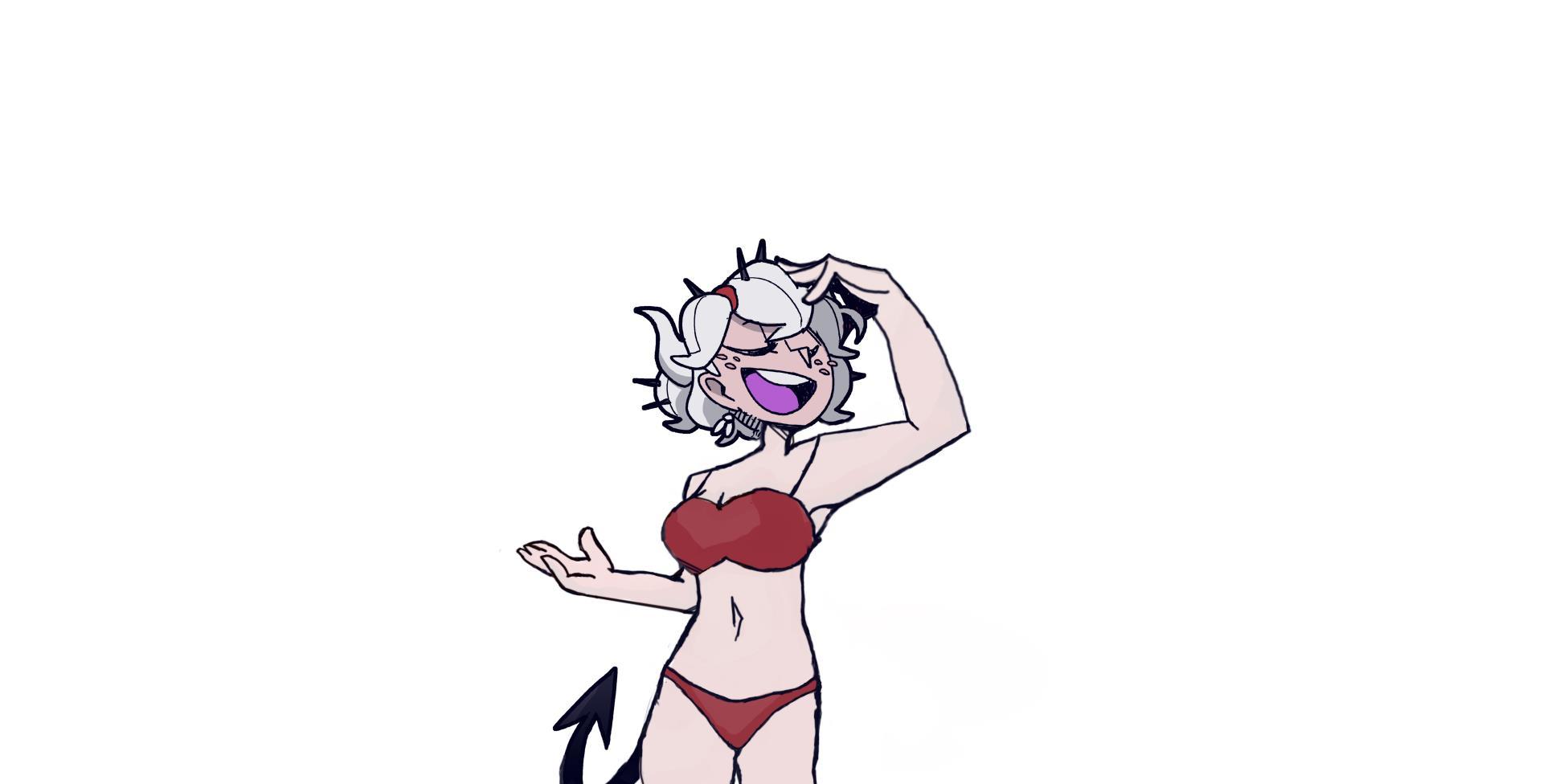 Swimsuit Beelzebub | Scrolller