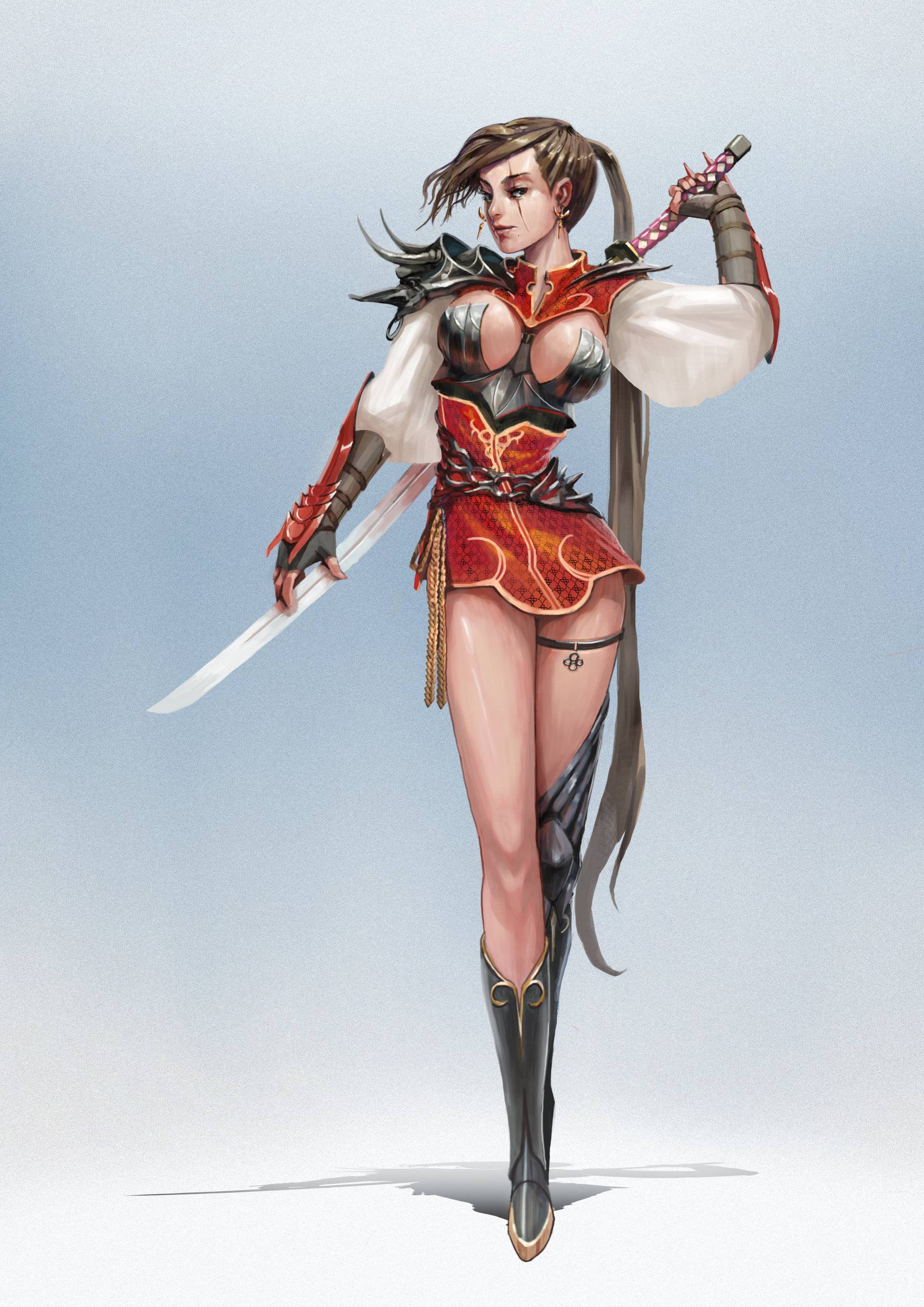 Sword girl by Kyung Hoon Ahn | Scrolller