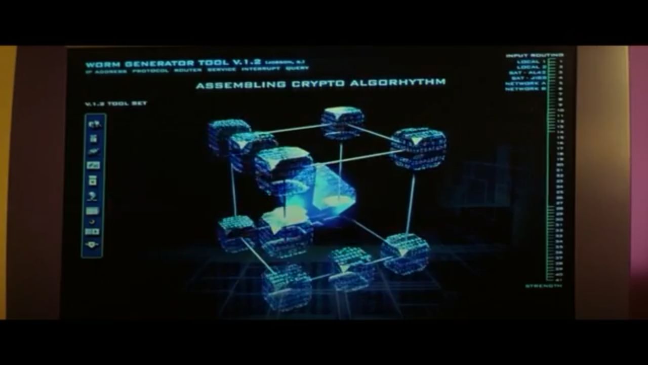 [Swordfish(2001)] When you can't even get the word "algorithm" right | Scrolller