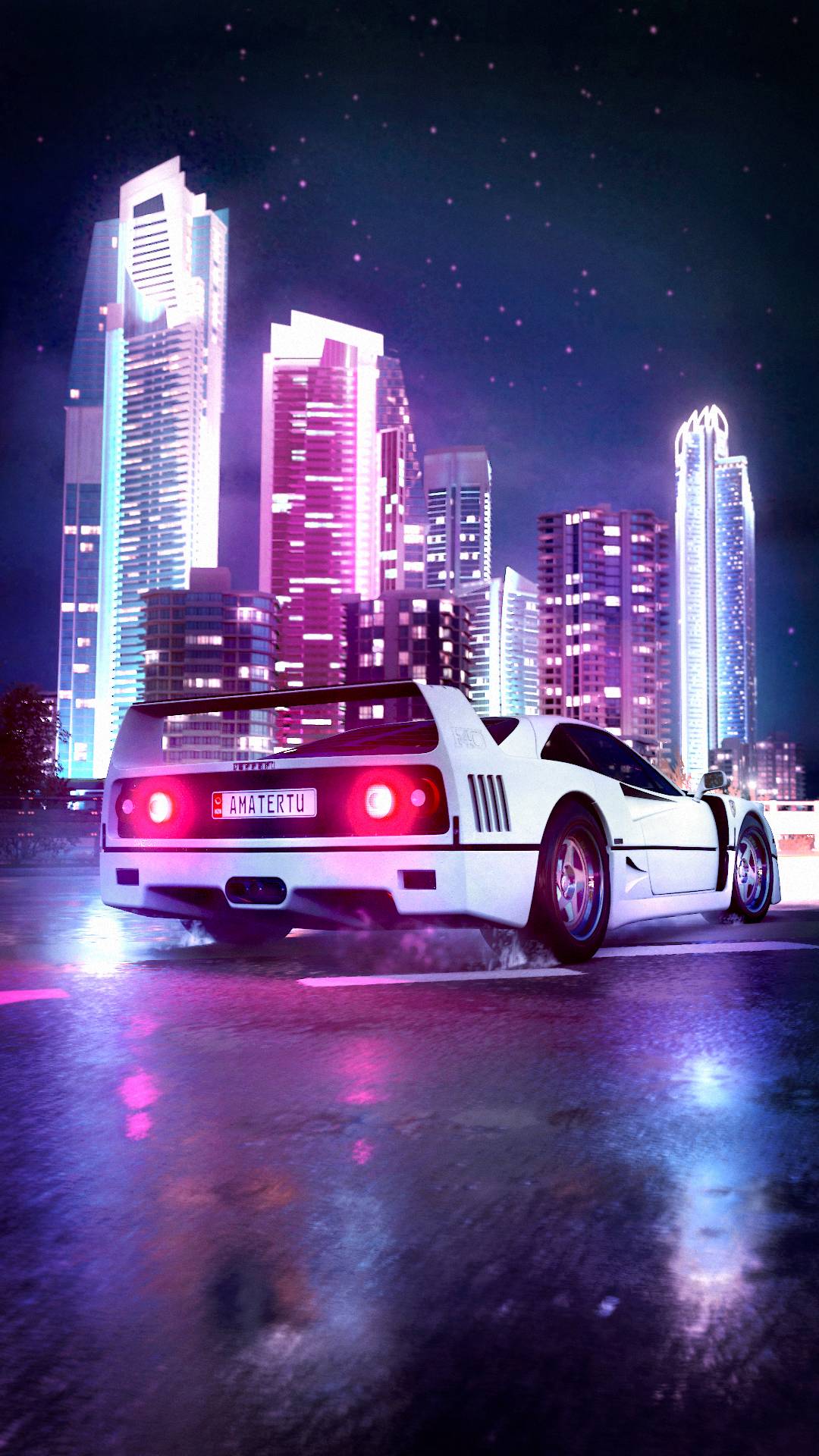 Synthwave F40 | Scrolller