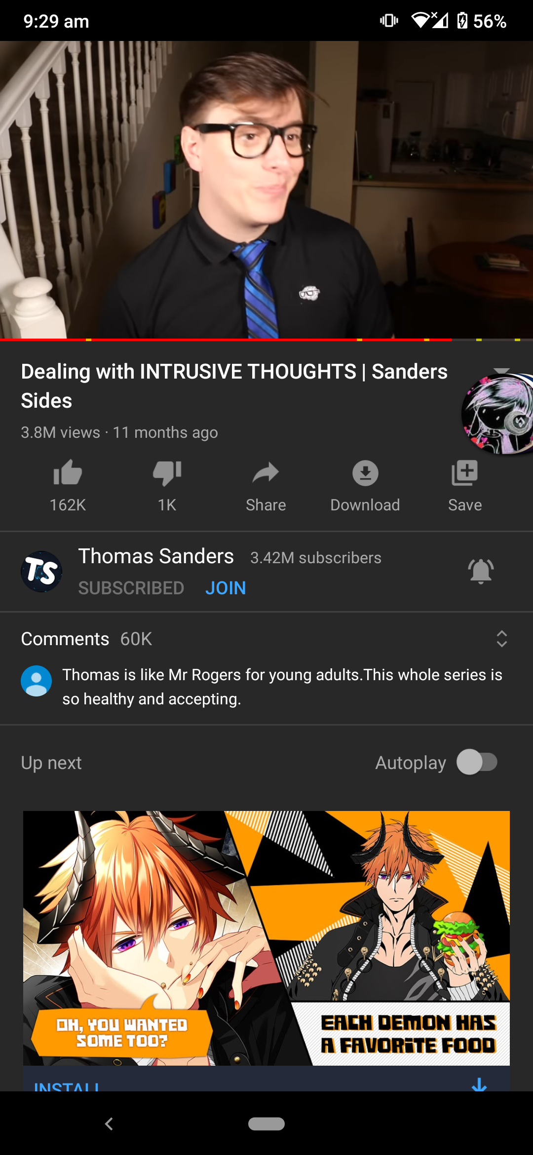 Take this cute screenshot of Logan smiling- | Scrolller